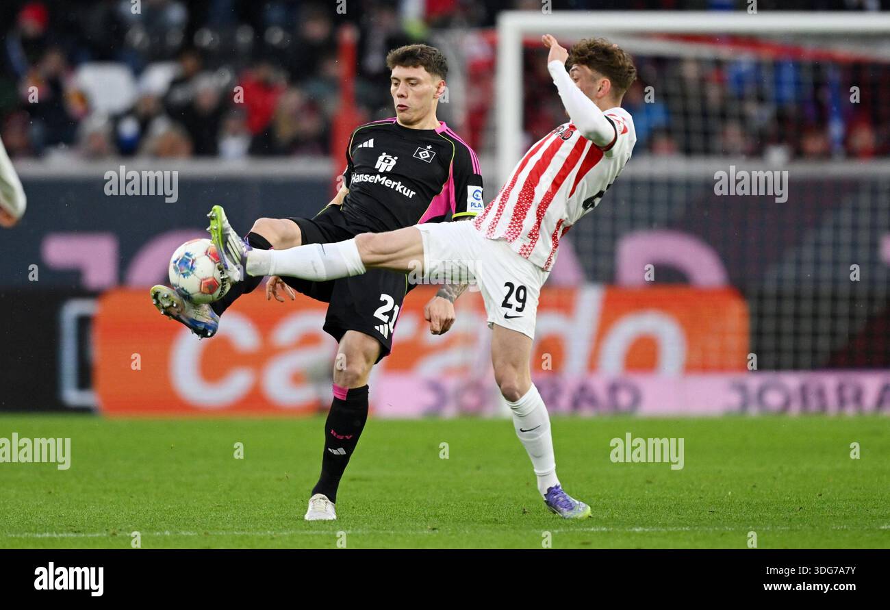from left: Nicolai Remberg (HSV Hamburg), Philipp Treu Freiburg ...