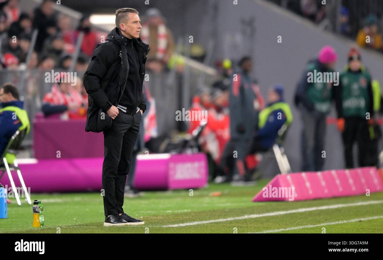 Trainer [coach] Daniel Bauer (Wolfsburg) Munich, January 11, 2026 ...