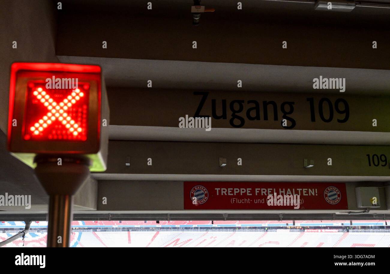 Blocked South Curve Block 109, Allianz Arena Munich, January 11, 2026 ...