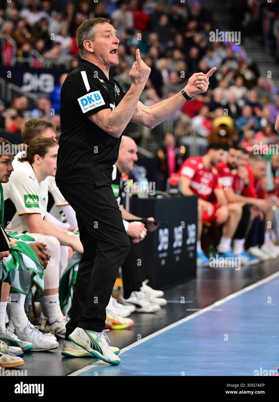 National coach Alfred Gislason (Germany) Hannover, January 11, 2026 ...