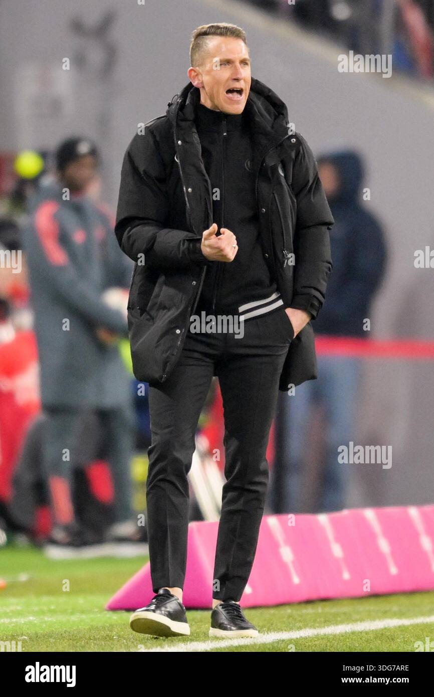 Trainer [coach] Daniel Bauer (Wolfsburg) Munich, January 11, 2026 ...
