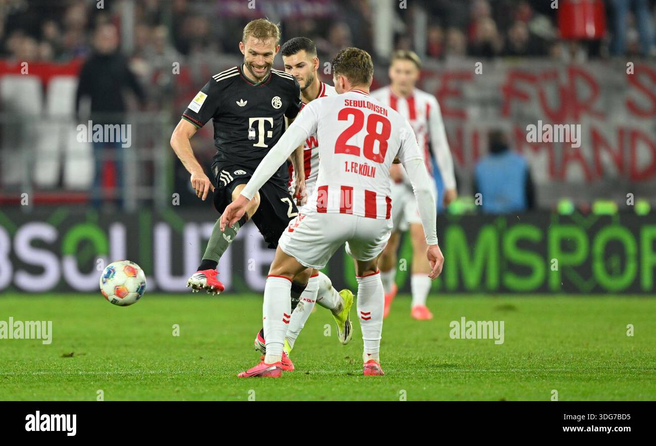 from left: Konrad Laimer (Bayern), Tom Krauss, Sebastian Sebulonsen ...