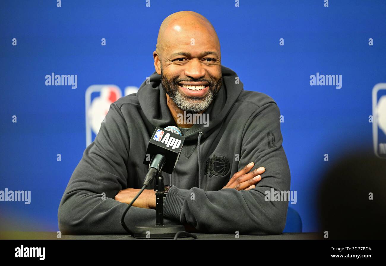 Trainer [coach] Jamahl Mosley (Magic) Berlin, January 15, 2026 ...