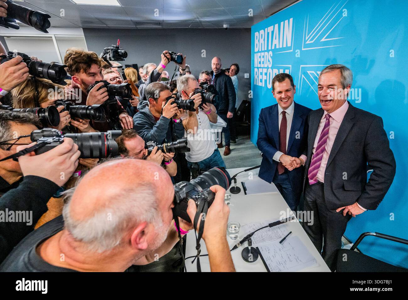 Nigel farage and robert jenrick hi-res stock photography and images - Alamy