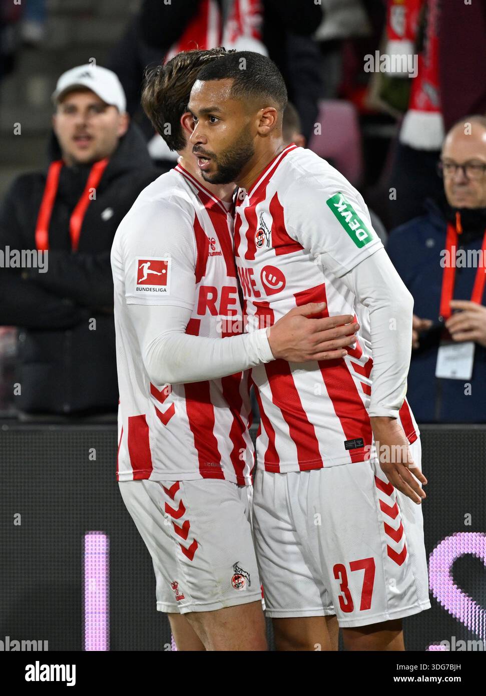 1:0 Goal, celebration, goal scorer Linton Maina (Cologne) Cologne ...