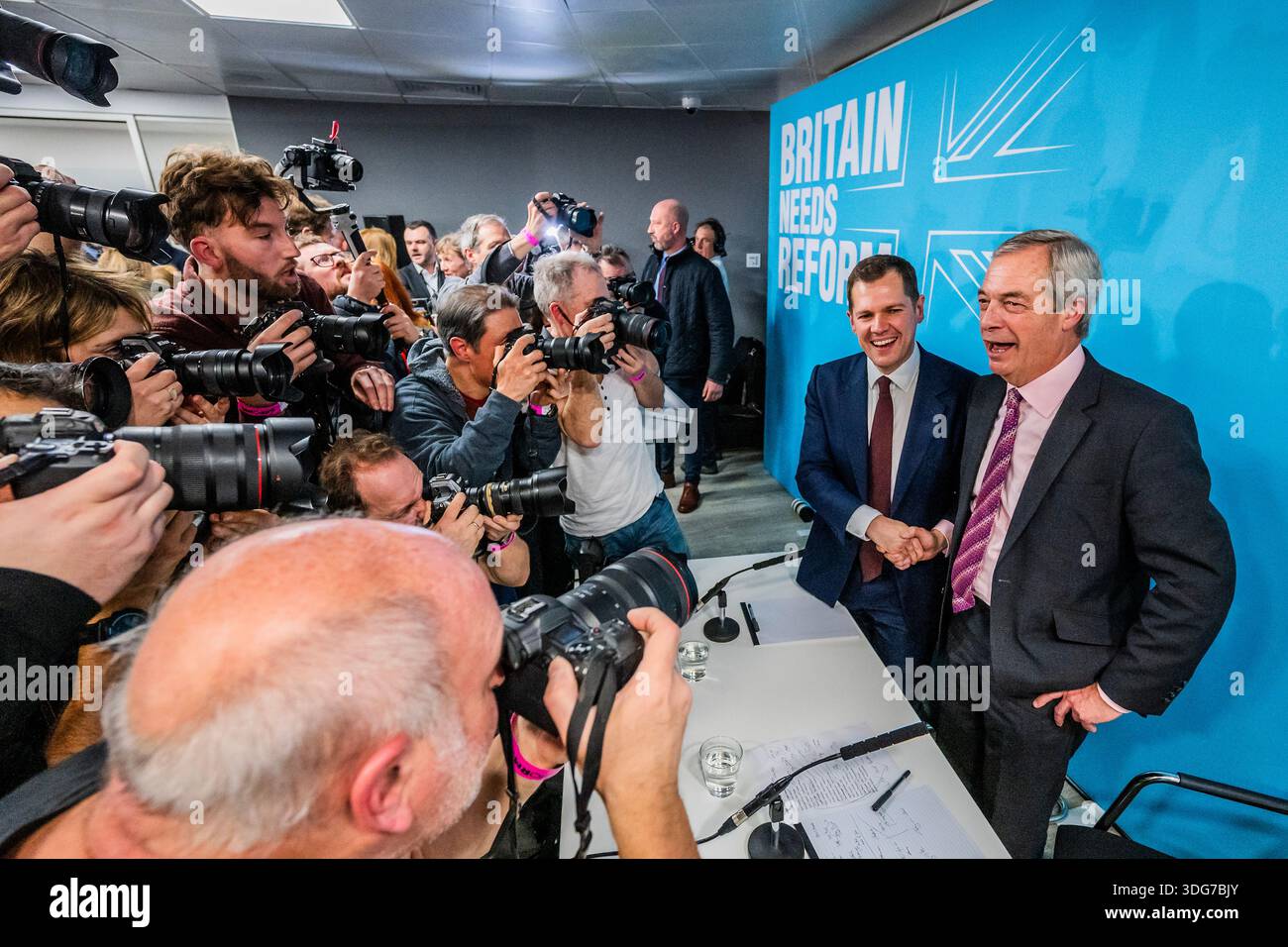 Nigel farage and robert jenrick hi-res stock photography and images - Alamy