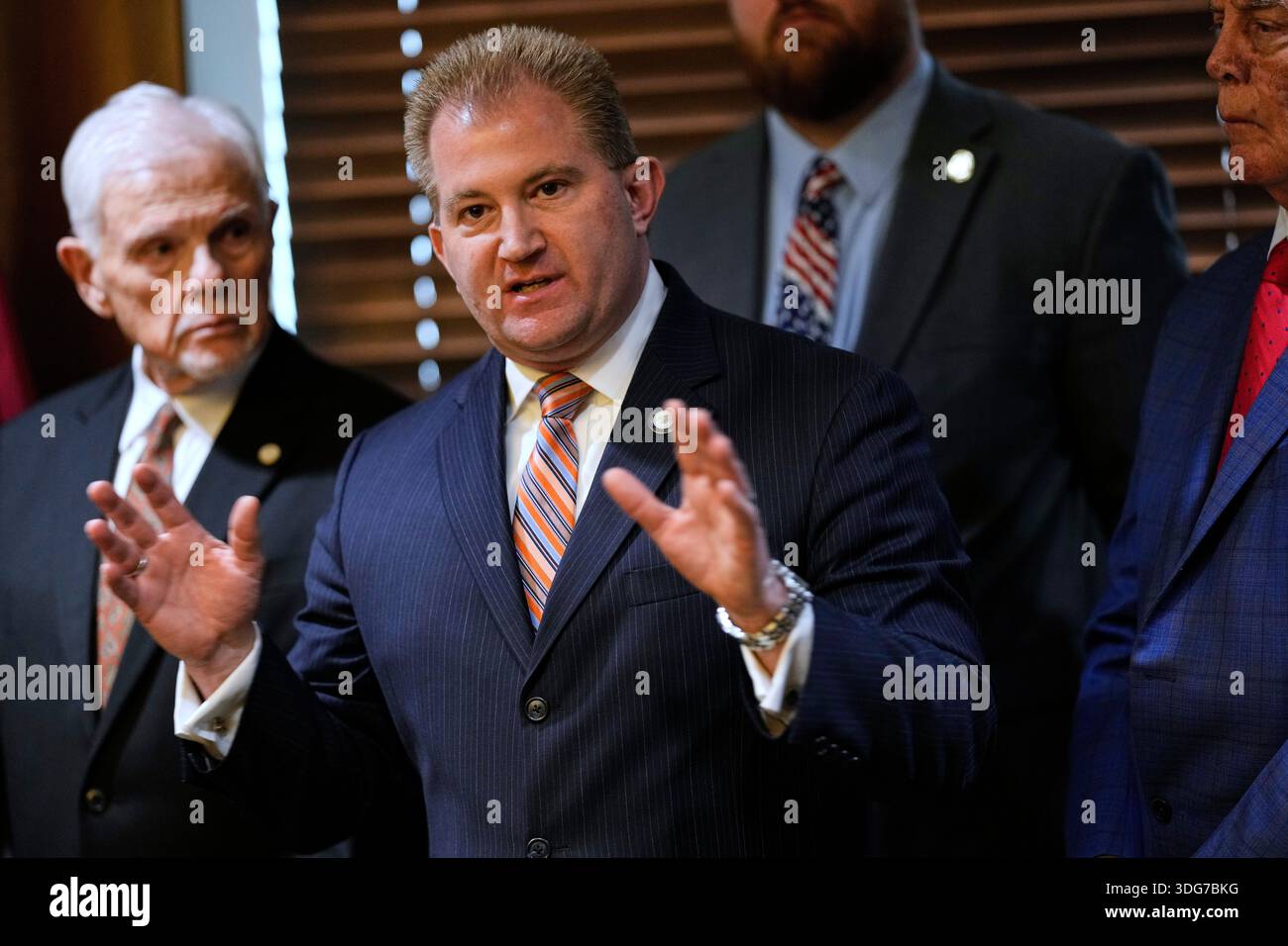 State Rep. William Lamberth, R-Portland,speaks about the Republican ...