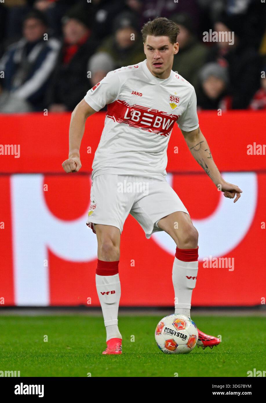 Ramon Hendriks (Stuttgart) Leverkusen, January 10, 2026, Football ...