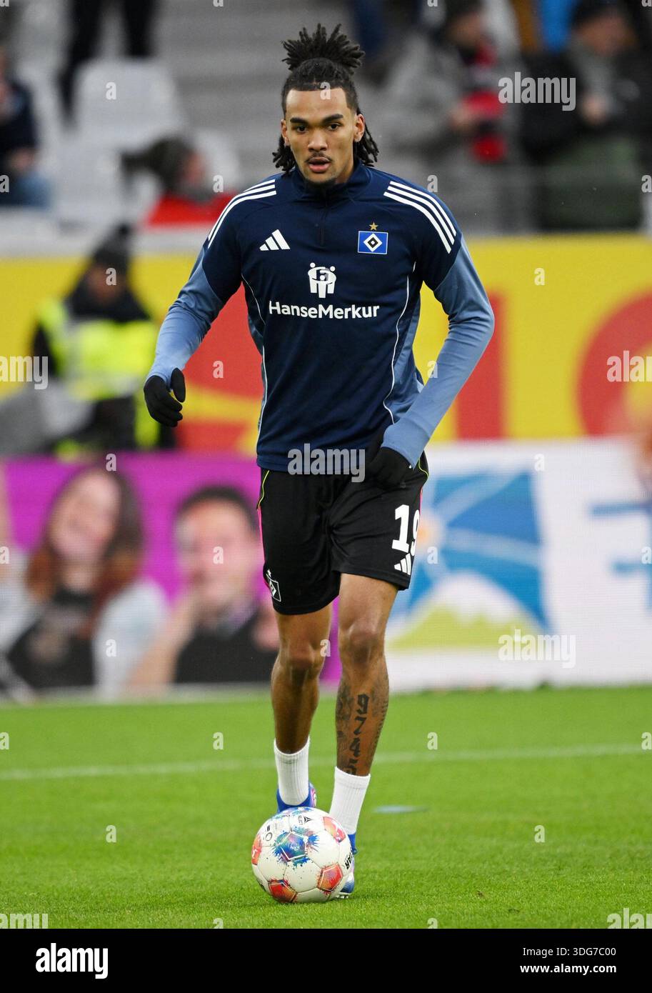 Damion Downs (HSV Hamburg) Freiburg, January 10, 2026, Football ...