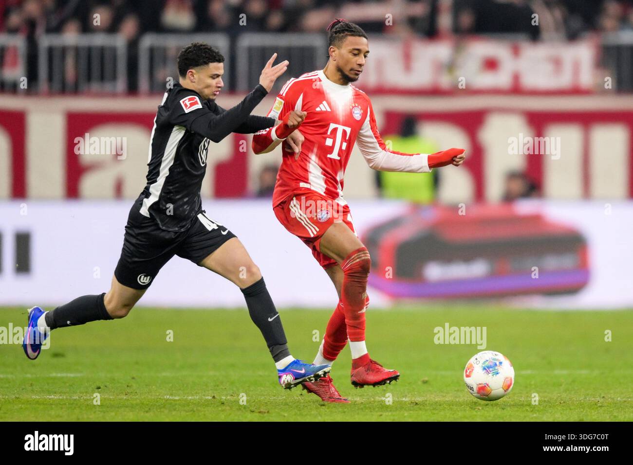 from left: Kevin Paredes, Michael Olise (Bayern) Munich, January 11 ...