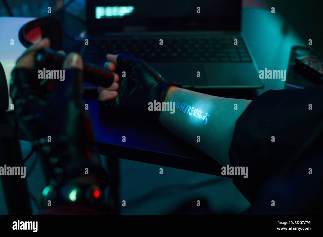 Hacker projection programming code hi-res stock photography and images ...