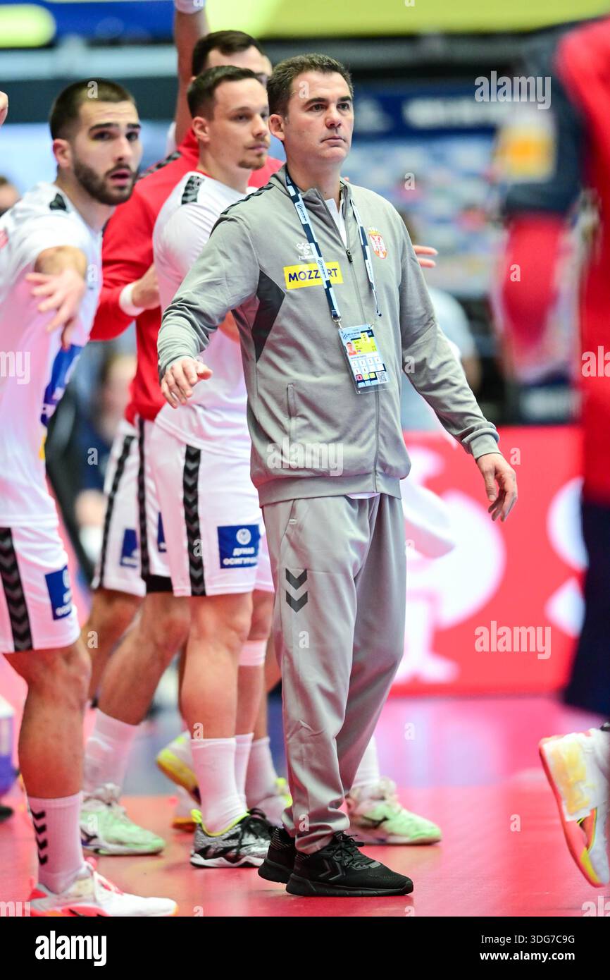 15 January 2026, Denmark, Herning: Handball: European Championship ...