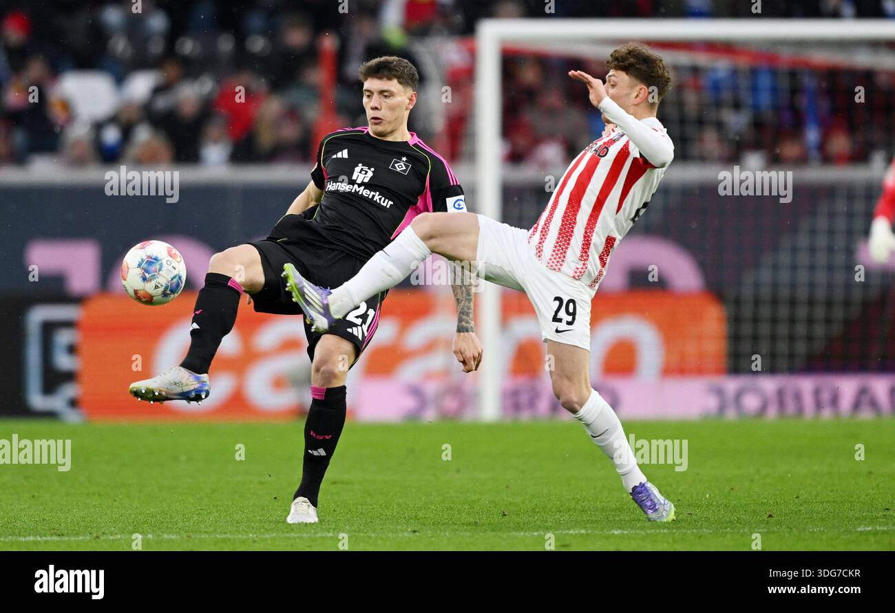 from left: Nicolai Remberg (HSV Hamburg), Philipp Treu Freiburg ...