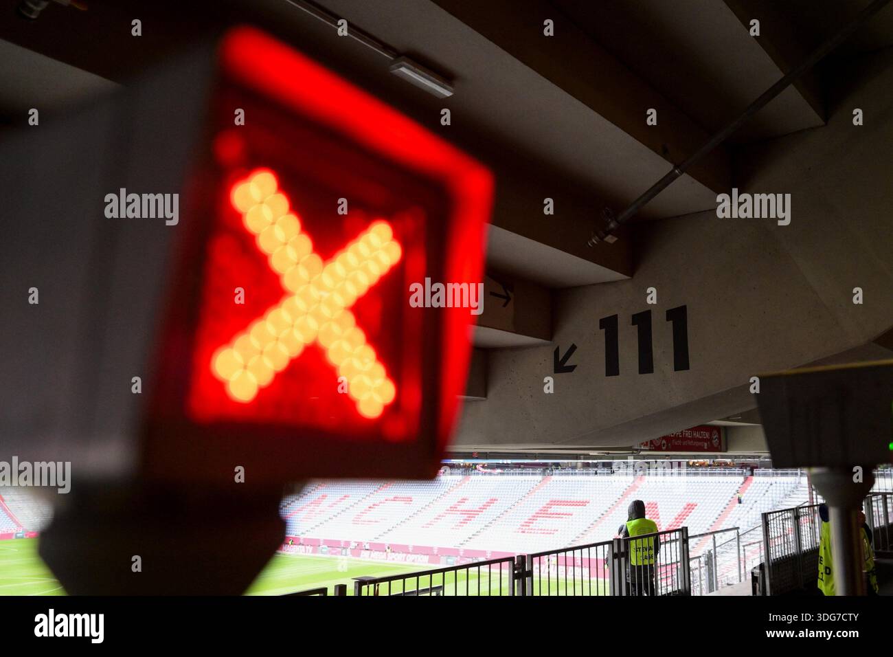 Blocked South Curve Block 111, Allianz Arena Munich, January 11, 2026 ...