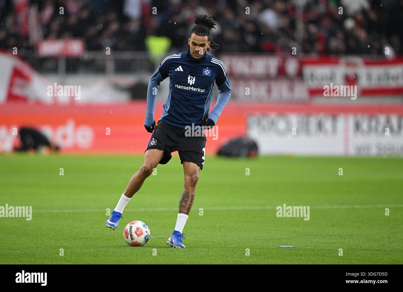 Damion Downs (HSV Hamburg) Freiburg, January 10, 2026, Football ...