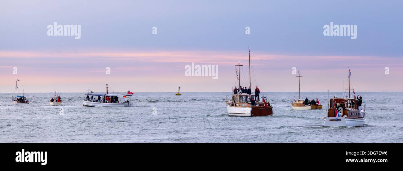 Members of the Association of Dunkirk Little Ships (ADLS), part of the ...