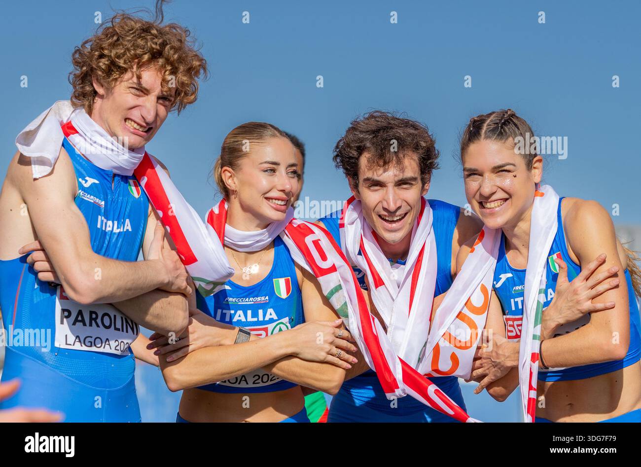 Multiple Countries Competing in The European Cross Country, Lagoa ...