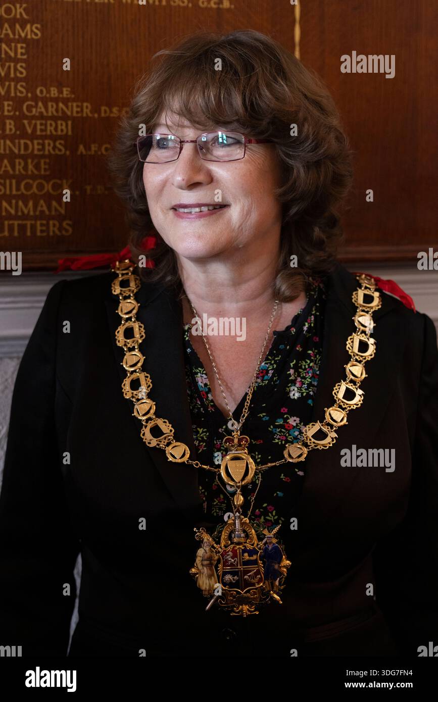 The Mayor of Ramsgate, Laurie Hudson, at the Royal Temple Yacht Club ...