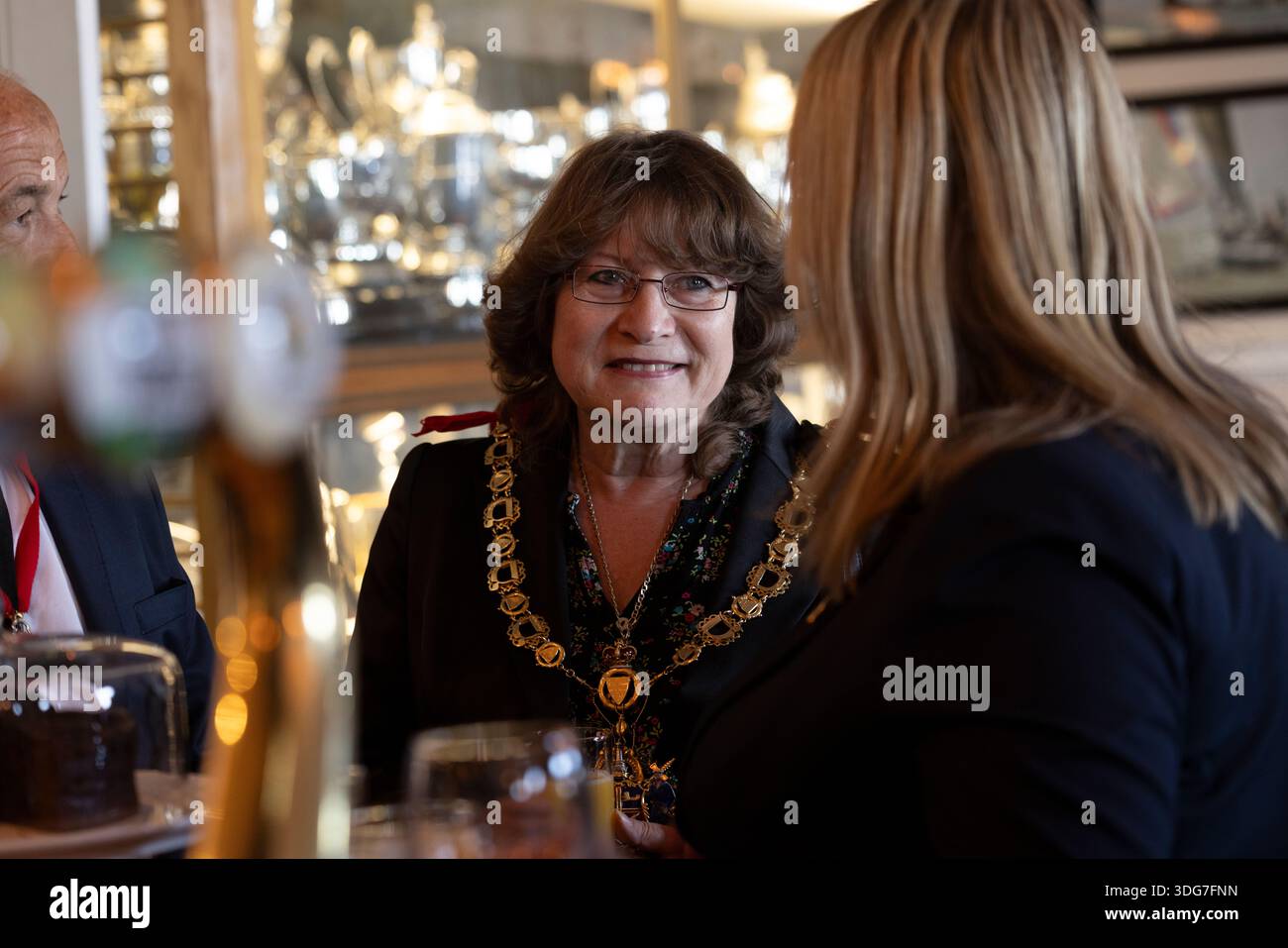 The Mayor of Ramsgate, Laurie Hudson, at the Royal Temple Yacht Club ...