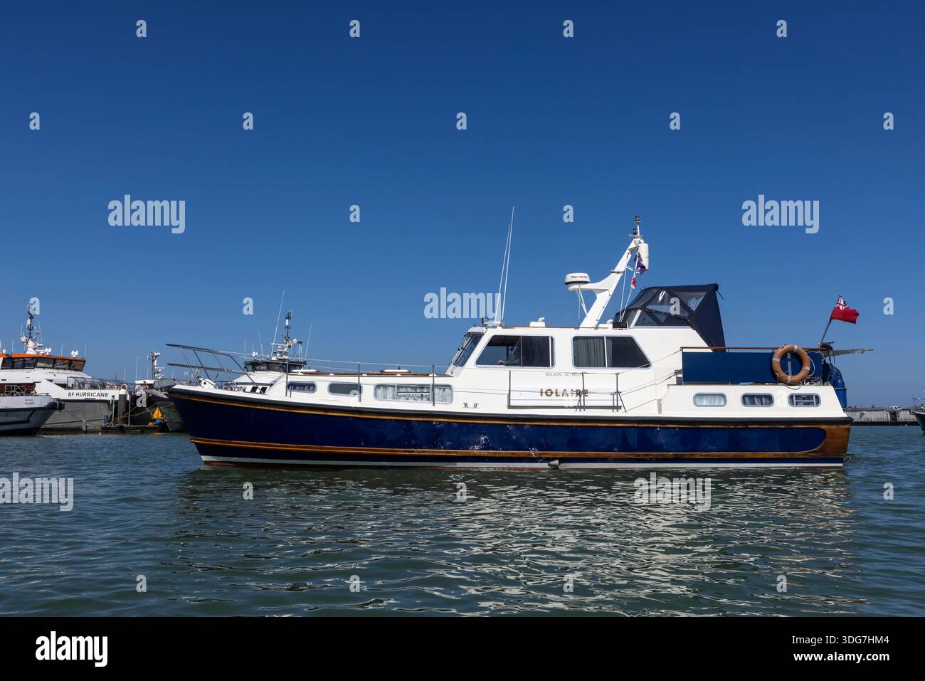 Iolaire, a Nelson support vesssel, in Ramsgate Harbour. She will to ...