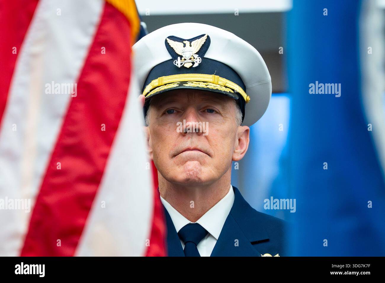 Coast Guard Commandant Adm. Kevin Lunday attends his Assumption of ...