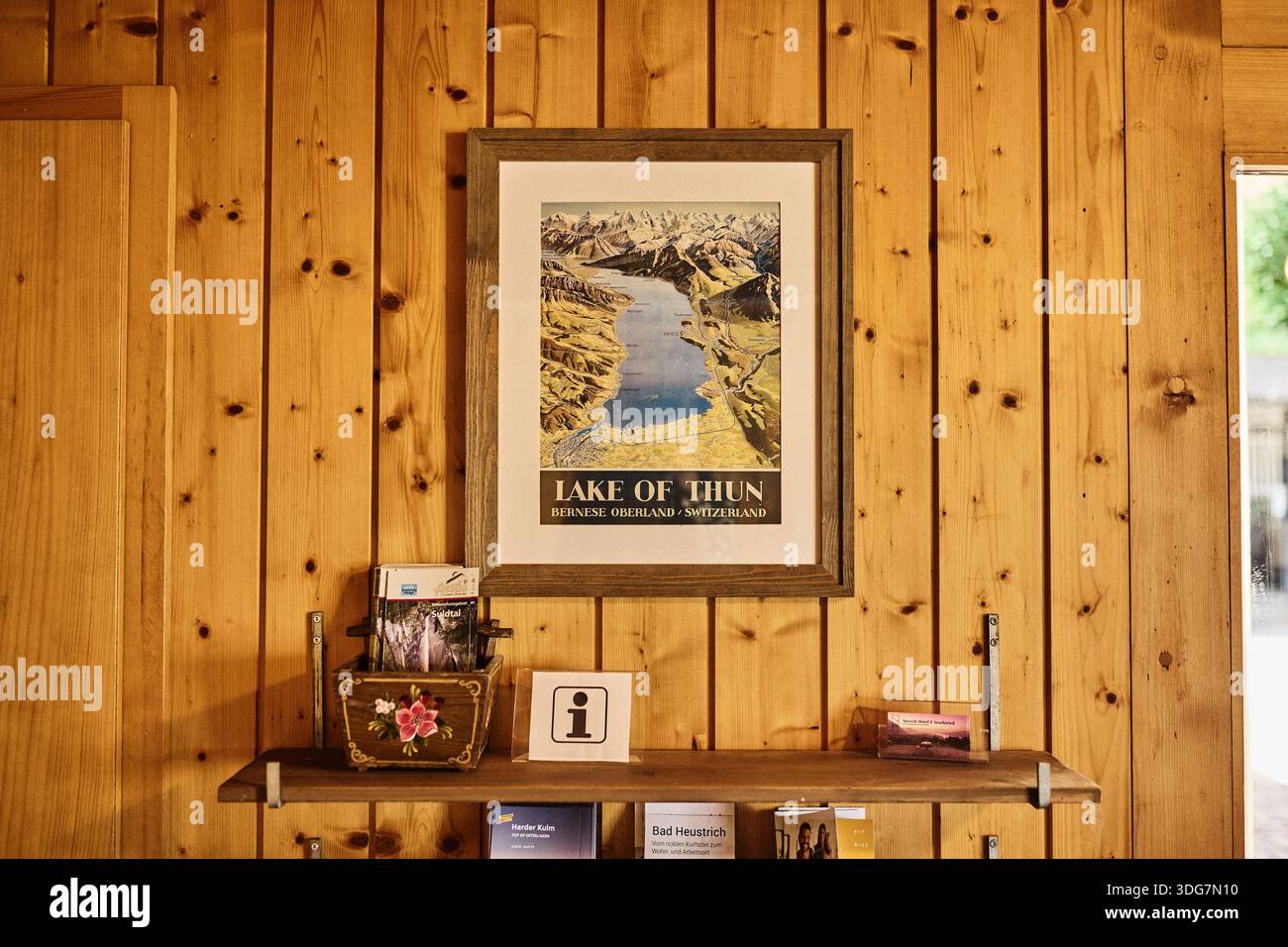 Traditional Swiss Hotel Interior Stock Photo - Alamy