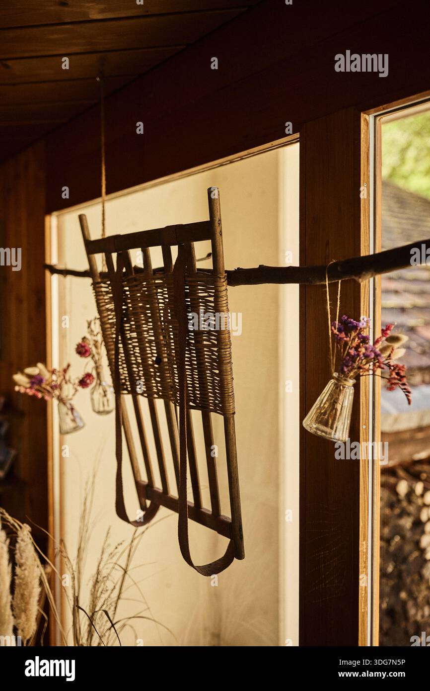 Traditional Swiss Hotel Interior Stock Photo - Alamy