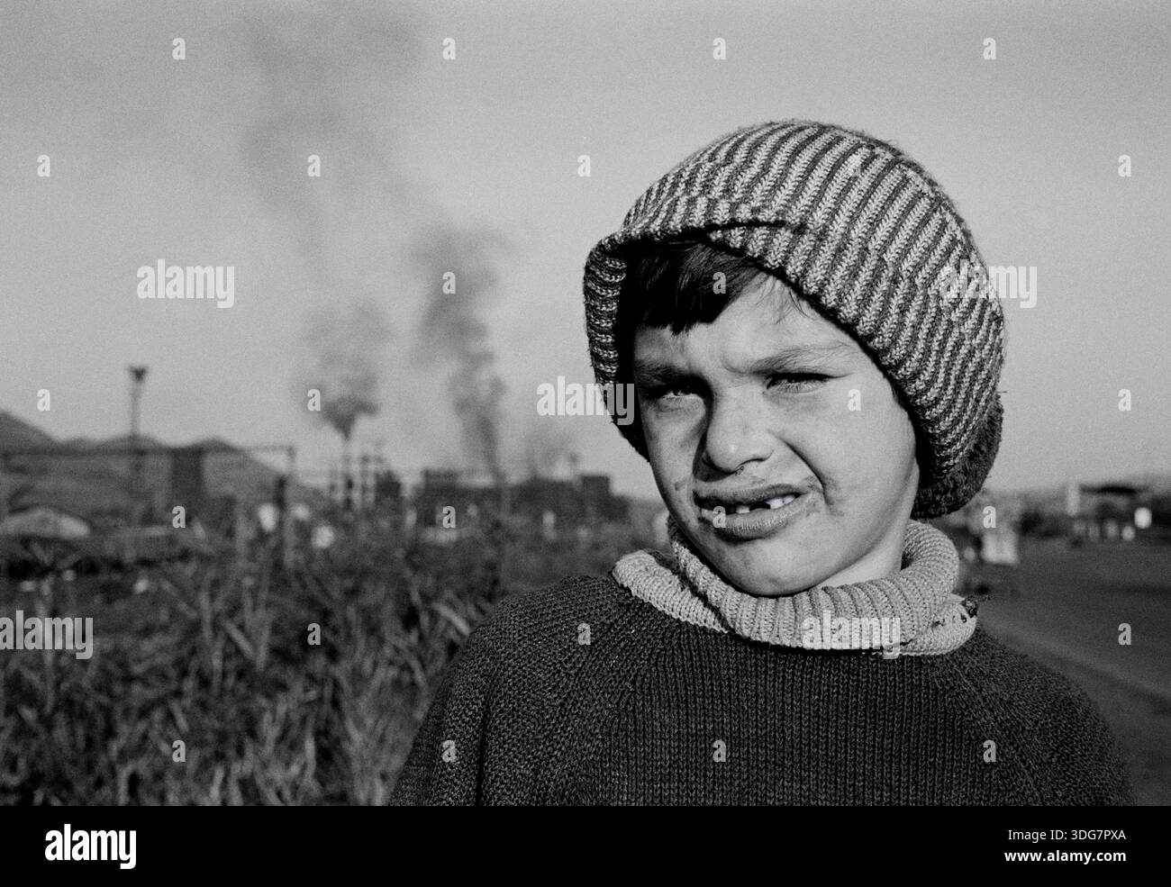 Photograph by John Angerson. 1990 Copșa Mică is a small industrial town ...
