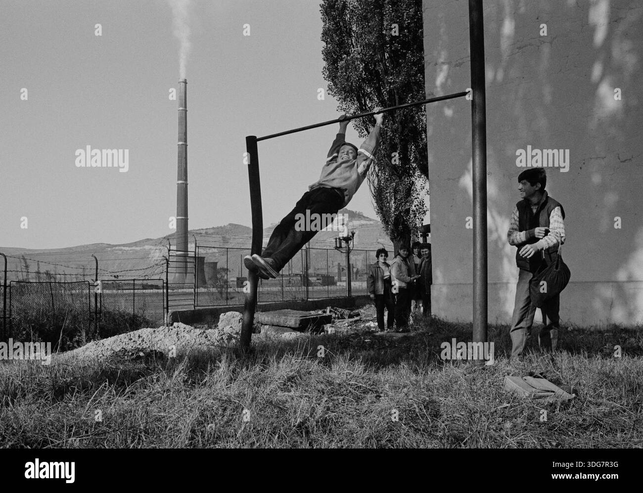 Photograph by John Angerson. 1990 Copșa Mică is a small industrial town ...