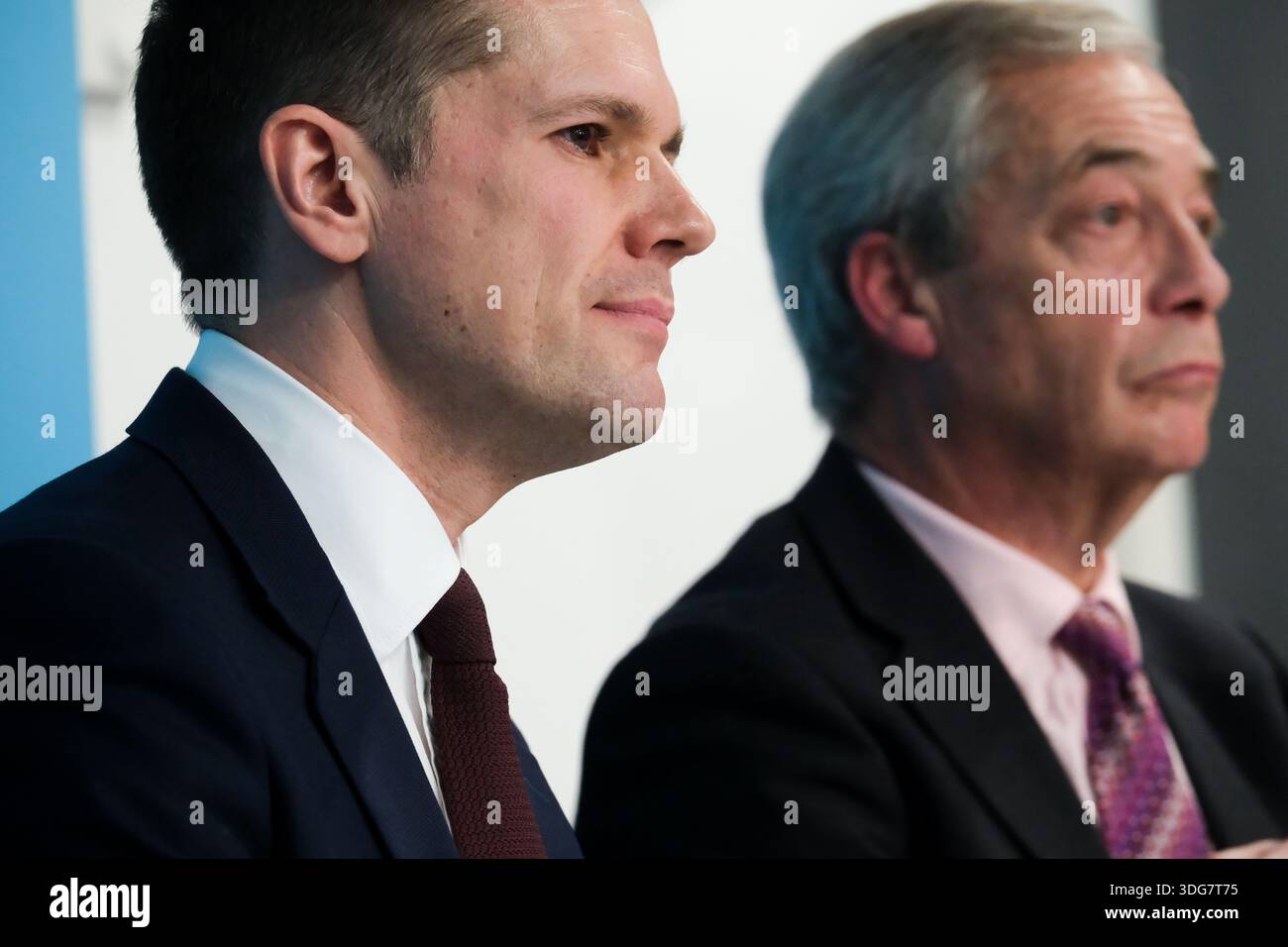 London, UK. 15th Jan 2026. Reform Party UK press conference, Robert ...
