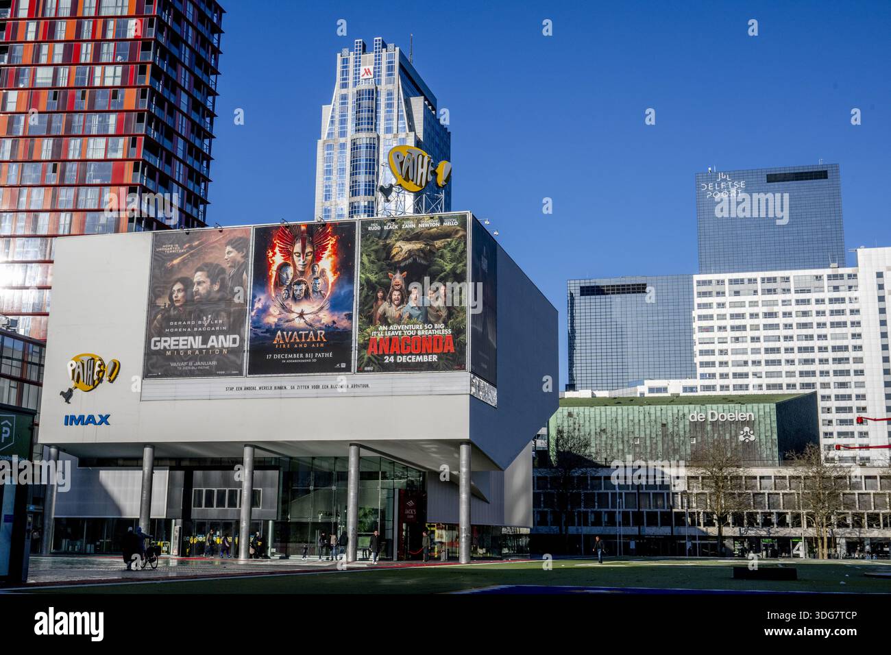 ROTTERDAM - Theater square with Pathé cinema ROBIN UTRECHT /ANP ...