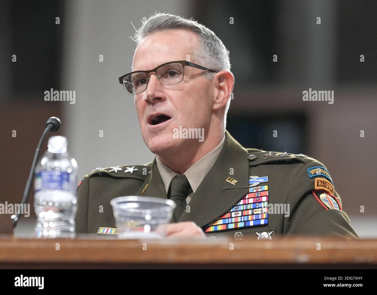 Lt. Gen. Joshua Rudd testifies during a Senate Committee on Armed ...