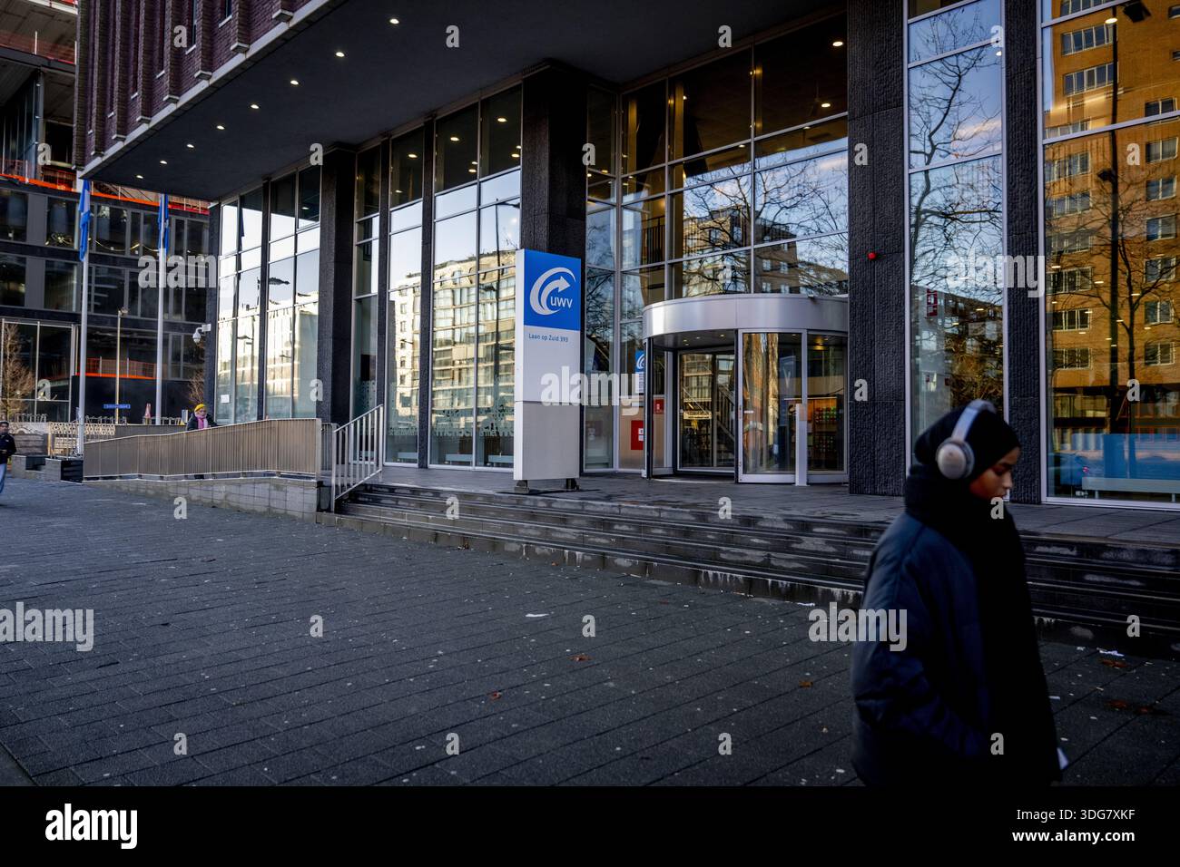 ROTTERDAM - The UWV office. ROBIN UTRECHT / ANP netherlands out ...