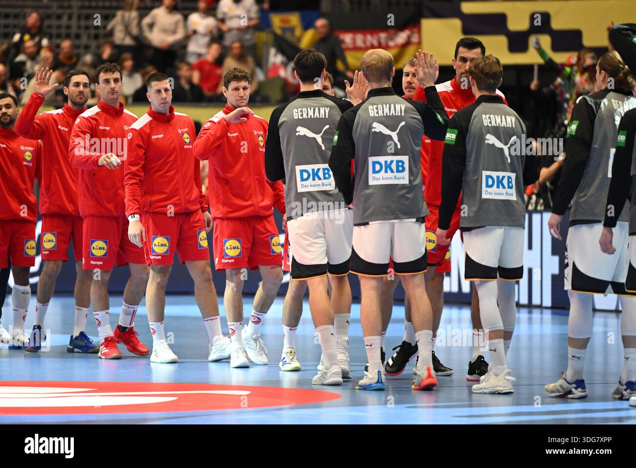 15 January 2026, Denmark, Herning: Handball: European Championship ...