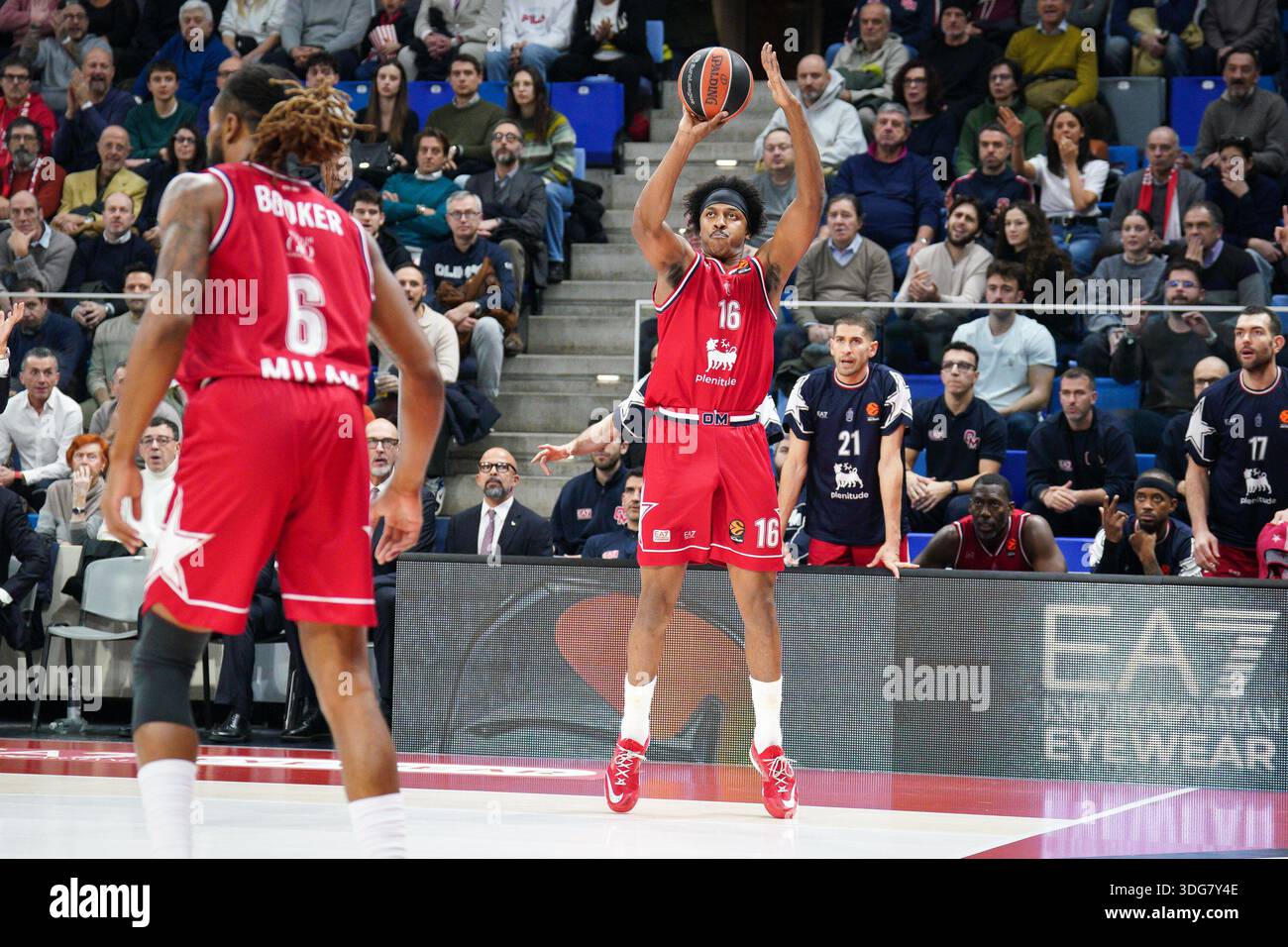 EA7 Emporio Armani Milano vs. Red Star Meridianbet Belgrade, pictured ...