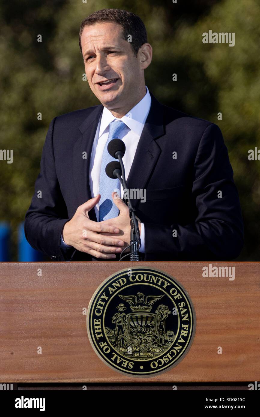 San Francisco Mayor Daniel Lurie delivers his State of the City Address ...