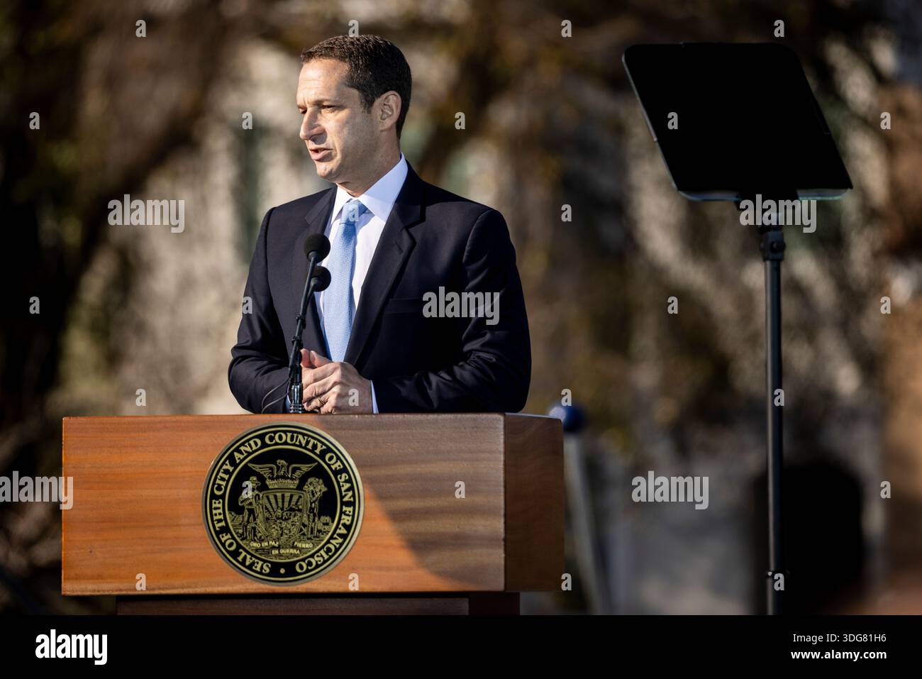 San Francisco Mayor Daniel Lurie delivers his State of the City Address ...