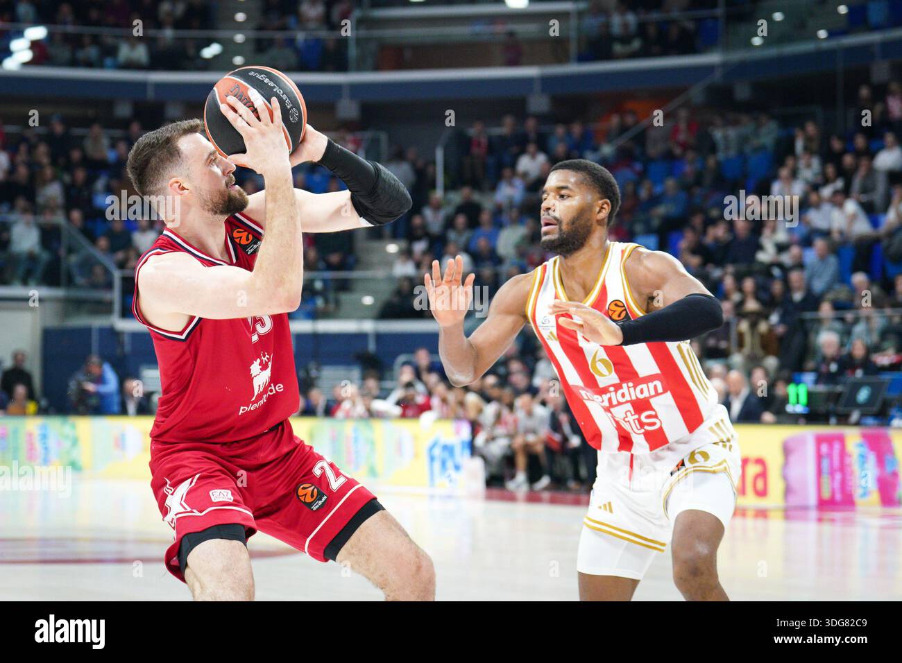 EA7 Emporio Armani Milano vs. Red Star Belgrade Meridianbet, pictured ...