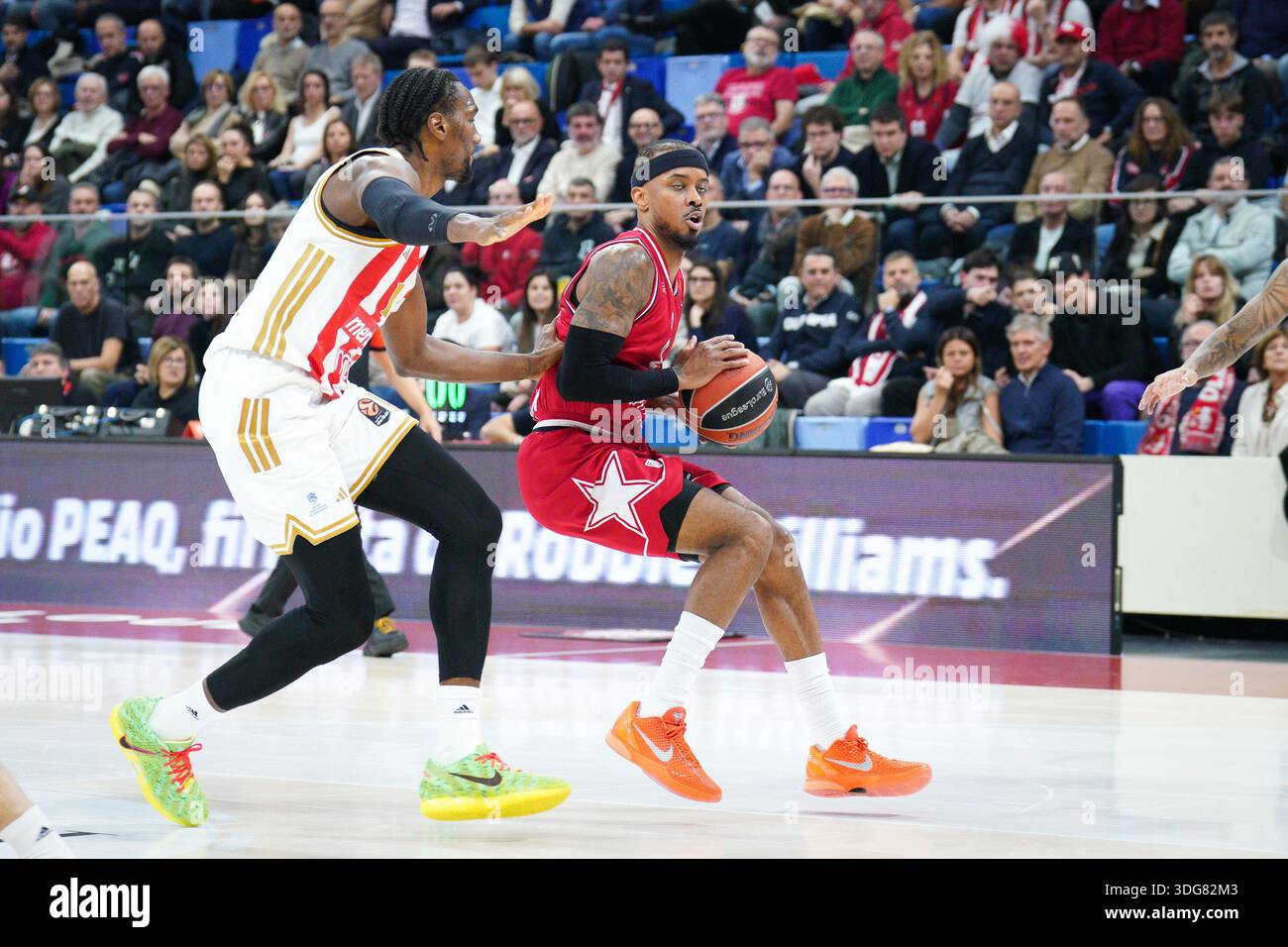 EA7 Emporio Armani Milano vs. Red Star Meridianbet Belgrade, pictured ...