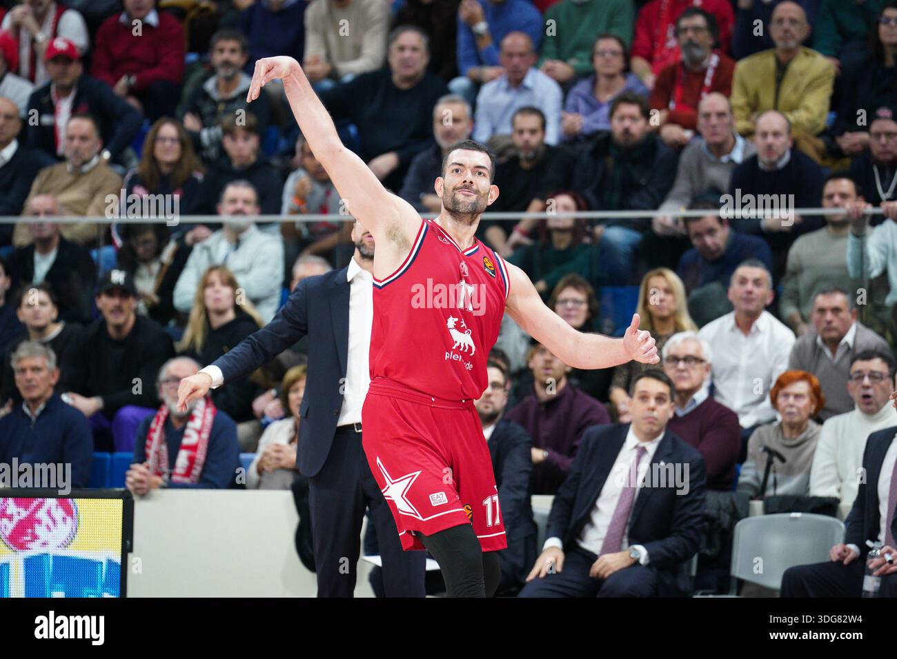 EA7 Emporio Armani Milano vs. Red Star Meridianbet Belgrade, pictured ...