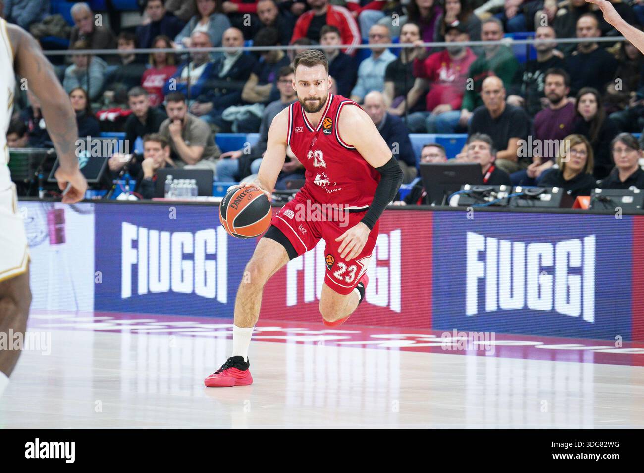 EA7 Emporio Armani Milano vs. Red Star Belgrade Meridianbet, pictured ...