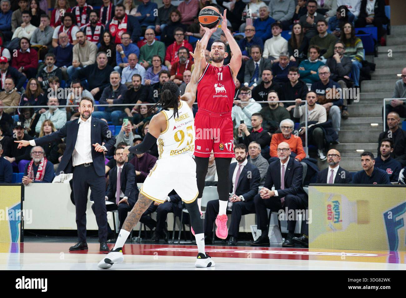 EA7 Emporio Armani Milano vs. Red Star Meridianbet Belgrade, pictured ...