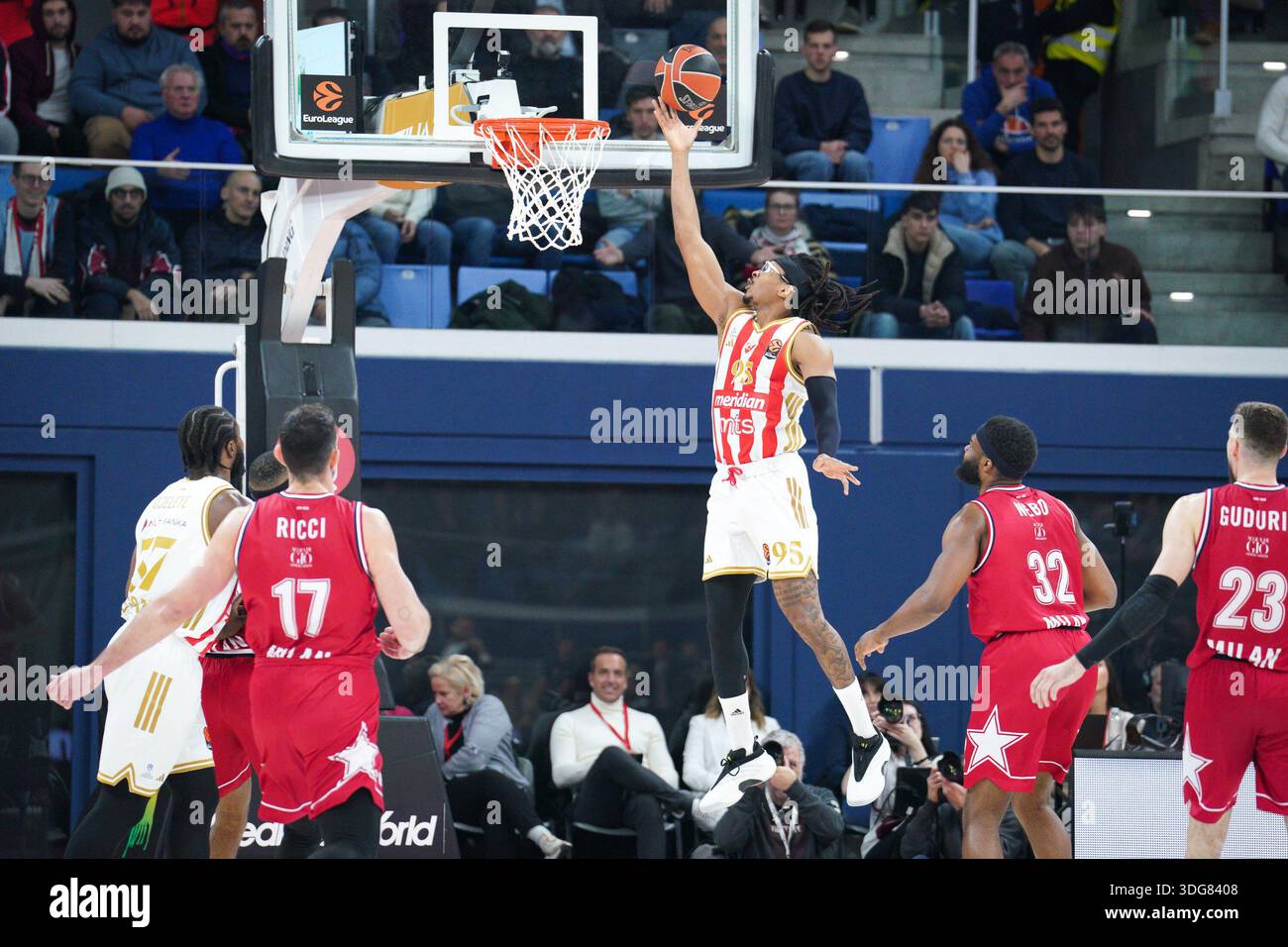 EA7 Emporio Armani Milano vs. Red Star Meridianbet Belgrade, pictured ...