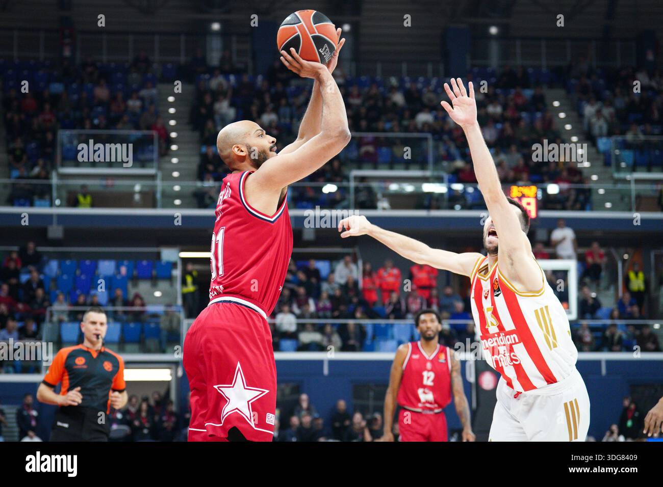 EA7 Emporio Armani Milano vs. Red Star Meridianbet Belgrade, pictured ...
