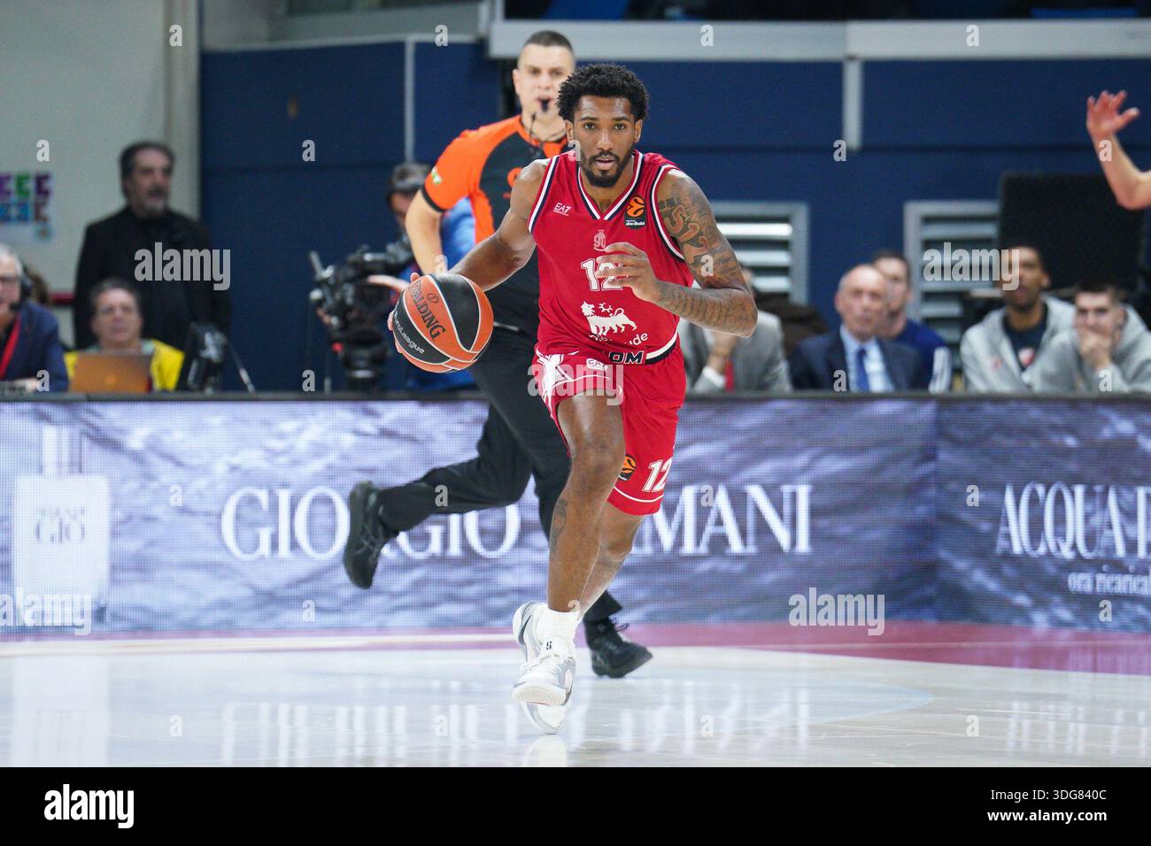 EA7 Emporio Armani Milano vs. Red Star Meridianbet Belgrade, pictured ...