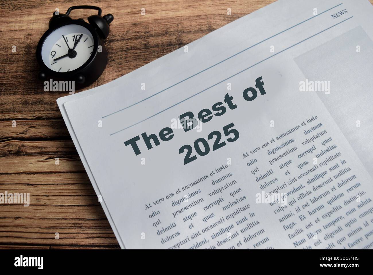 Newspaper layout hi-res stock photography and images - Alamy