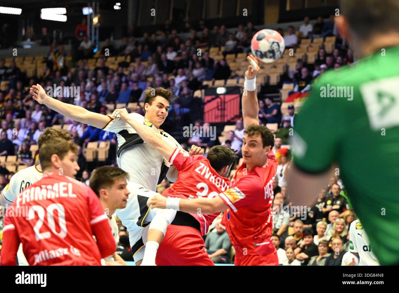 15 January 2026, Denmark, Herning: Handball: European Championship ...