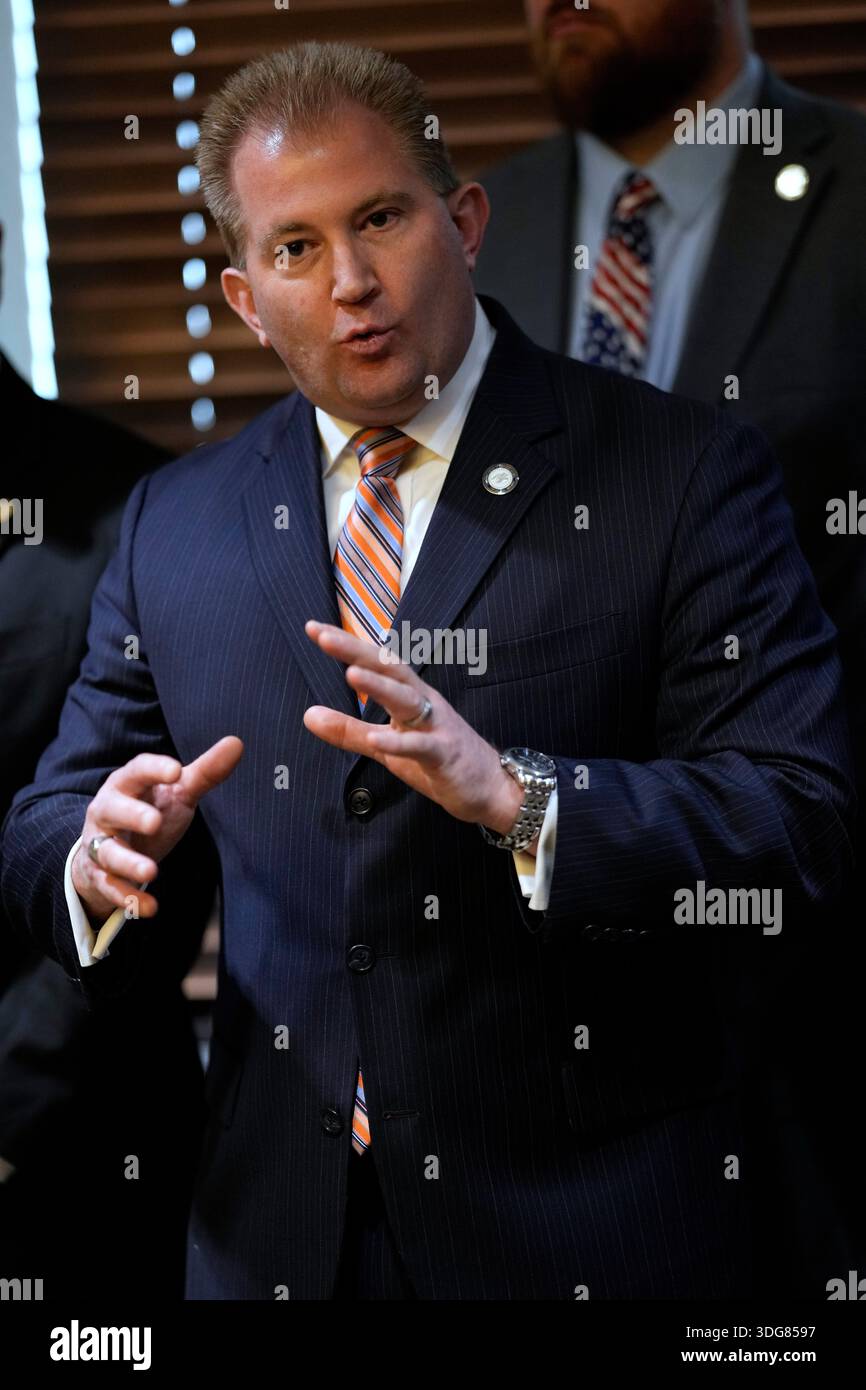 State Rep. William Lamberth, R-Portland, speaks about the Republican ...