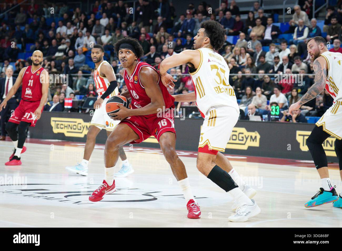 EA7 Emporio Armani Milano vs. Red Star Meridianbet Belgrade, pictured ...