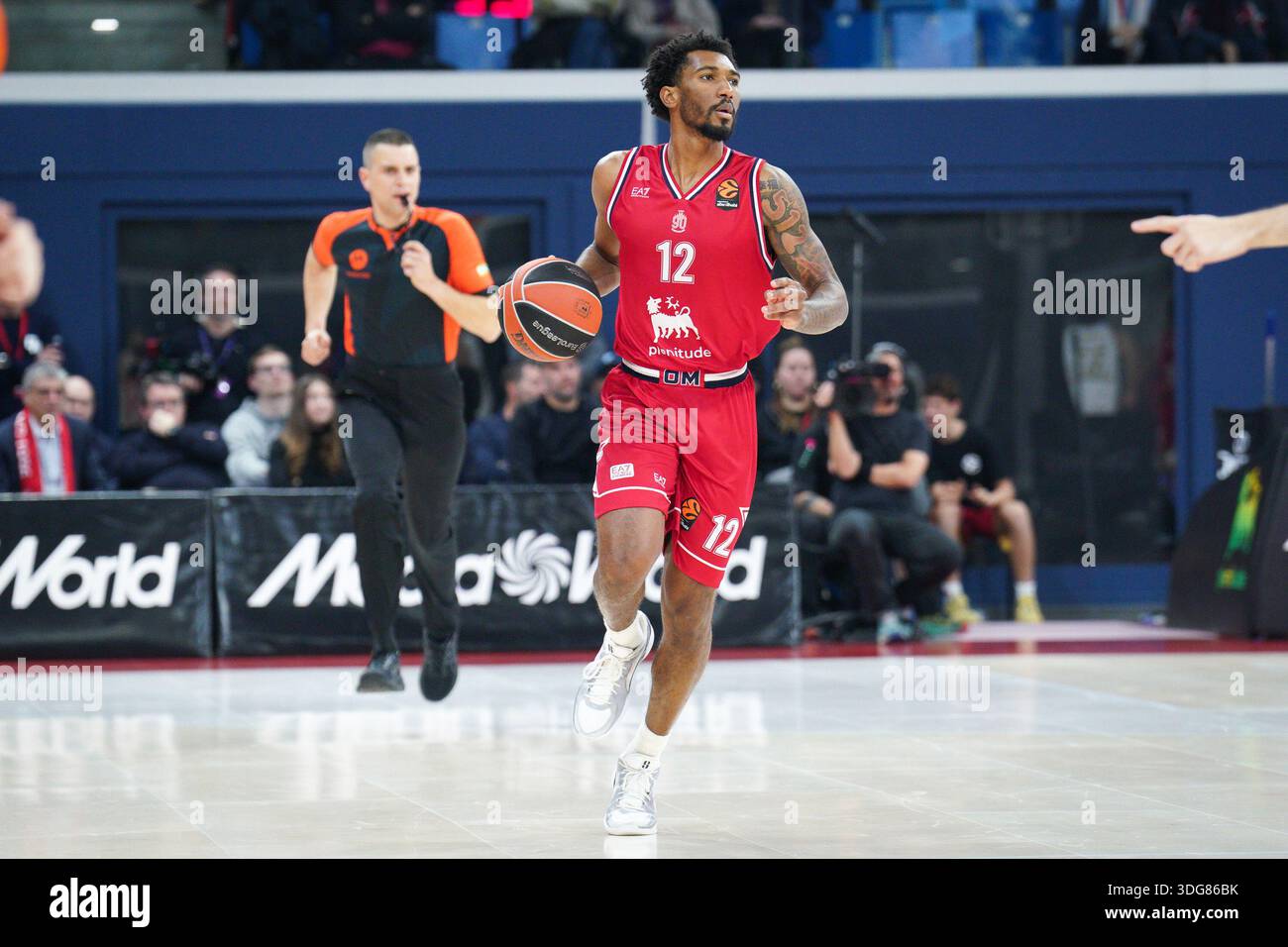 EA7 Emporio Armani Milano vs. Red Star Meridianbet Belgrade, pictured ...